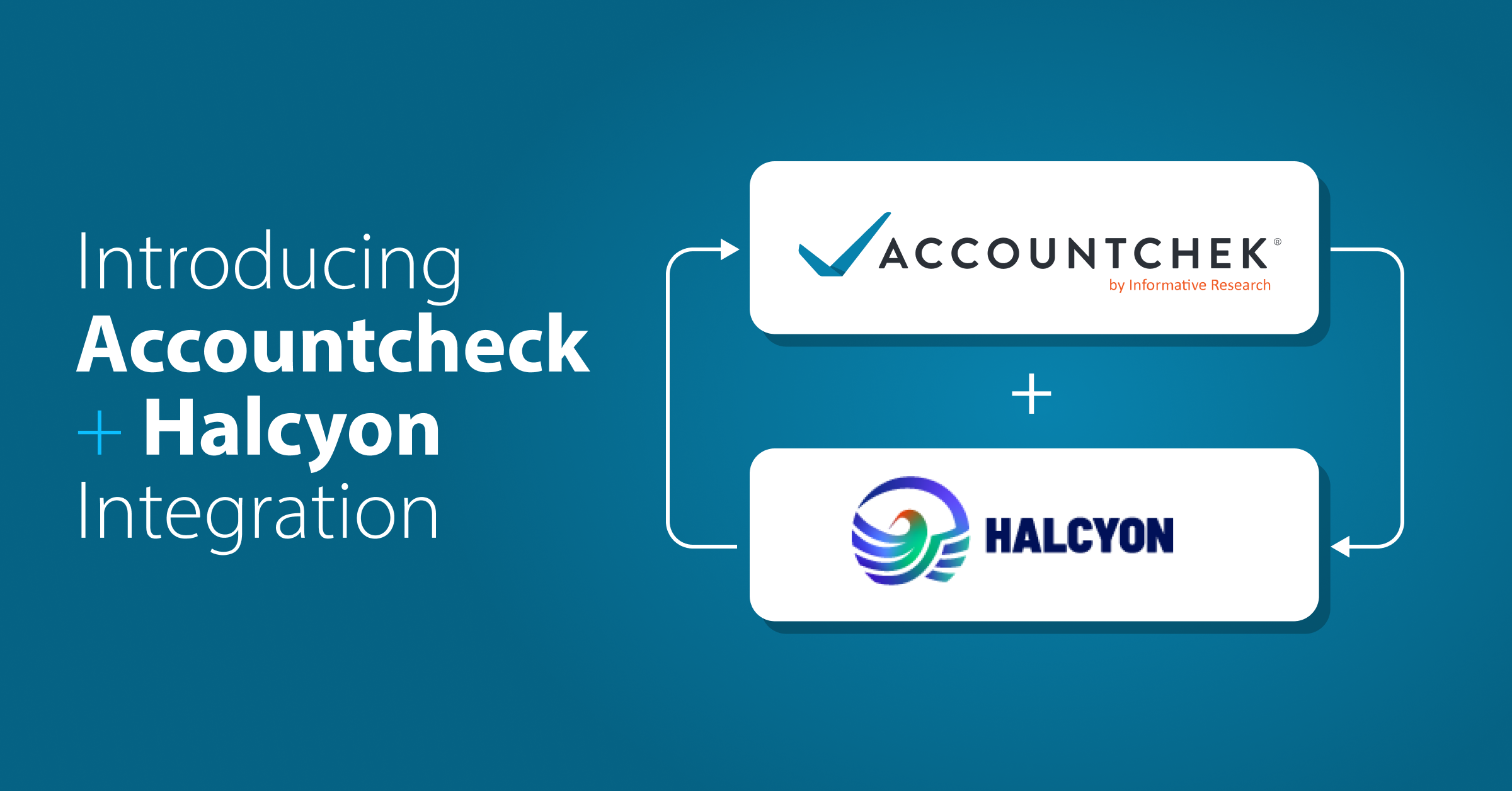 Introducing The Accountchek & Halcyon Integration